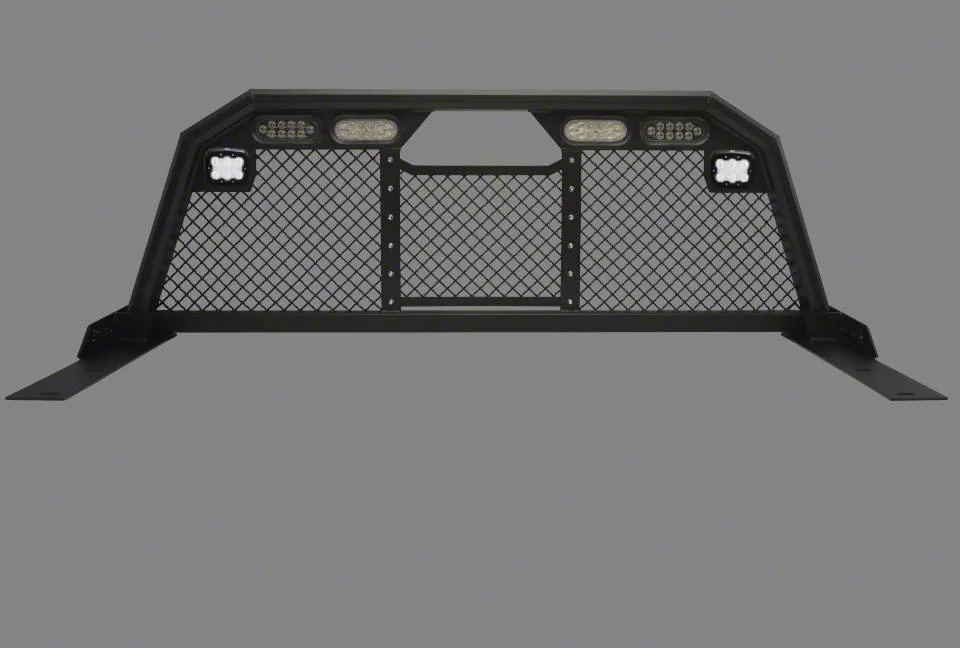 Royalty Core Silverado 2500 RC88 Billet Headache Rack with Integrated ...