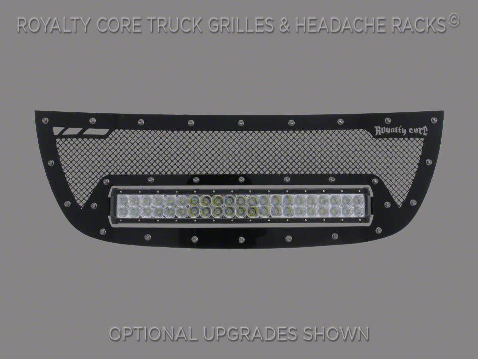 Royalty Core Yukon RCRX LED Race Line Upper Grille Insert; Satin Black 14566 (07-14 Yukon ...