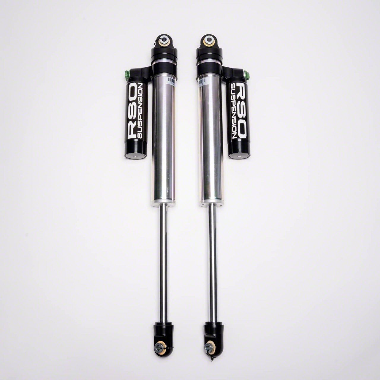 RSO Suspension F-150 2.5 Adjustable Piggyback Reservoir Rear Shocks for ...