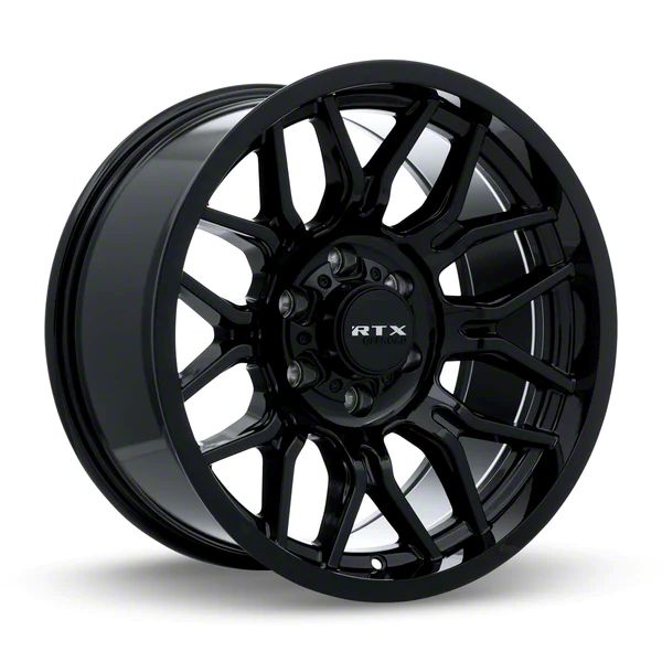 RTX Offroad Wheels F-150 Claw Gloss Black 6-Lug Wheel; 20x9; 0mm Offset ...
