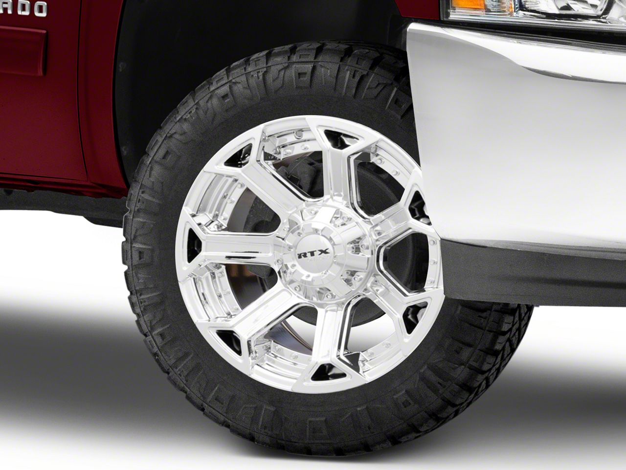 RTX Offroad Wheels Silverado 1500 Peak Chrome 6-Lug Wheel; 20x9; 0mm ...