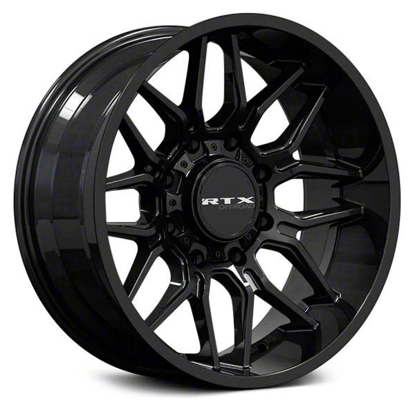 RTX Offroad Wheels F-150 Claw Gloss Black 6-Lug Wheel; 18x9; -12mm ...