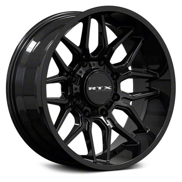 RTX Offroad Wheels F-150 Claw Gloss Black 6-Lug Wheel; 20x9; 0mm Offset ...