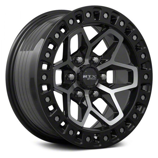 RTX Offroad Wheels RAM 1500 Zion Gloss Black Machined 6-Lug Wheel; 20x9 ...