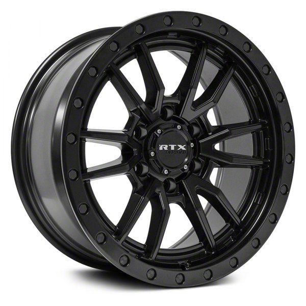 RTX Offroad Wheels Ranger Wolf Satin Black 6-Lug Wheel; 18x9; 10mm ...