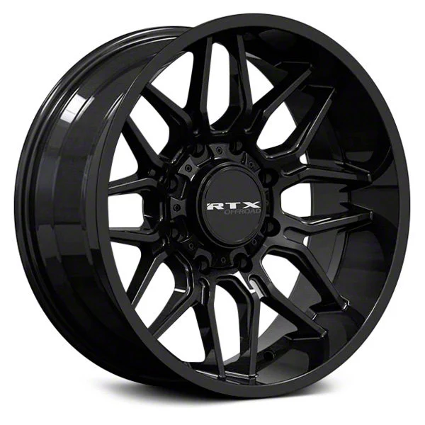 RTX Offroad Wheels Sierra 1500 Claw Gloss Black 6-Lug Wheel; 18x9 ...