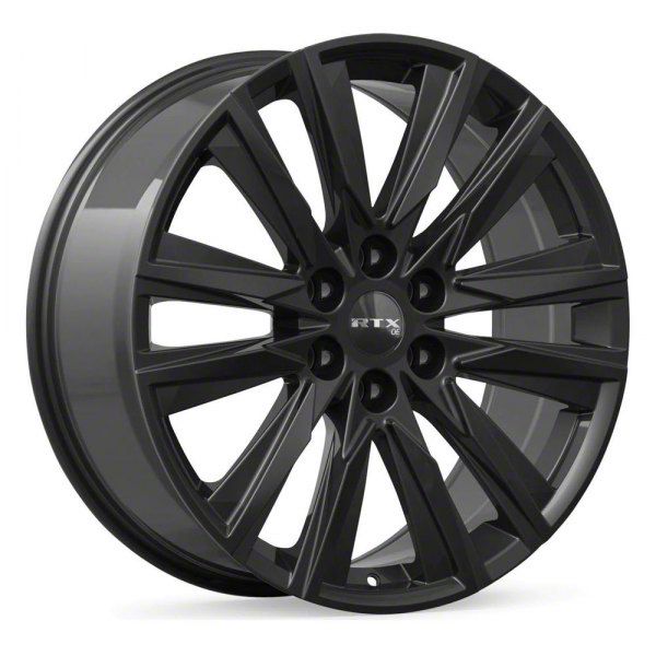 RTX Offroad Wheels Yukon GM-01 Gloss Black 6-Lug Wheel; 22x9; 25mm ...