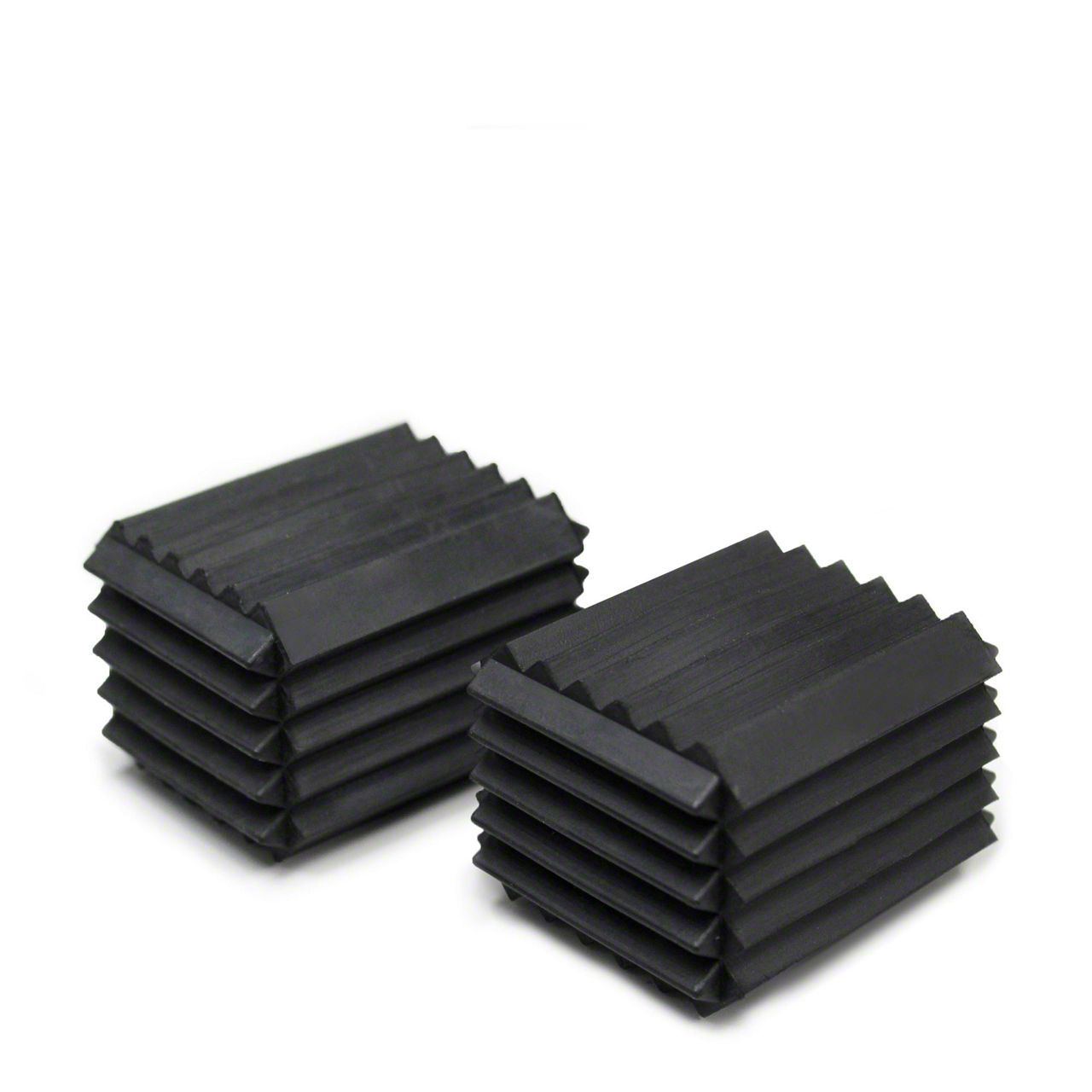 RubberShox Yukon Rubber Block Coil Spring Boosters; 2-Inch x 1.50-Inch ...