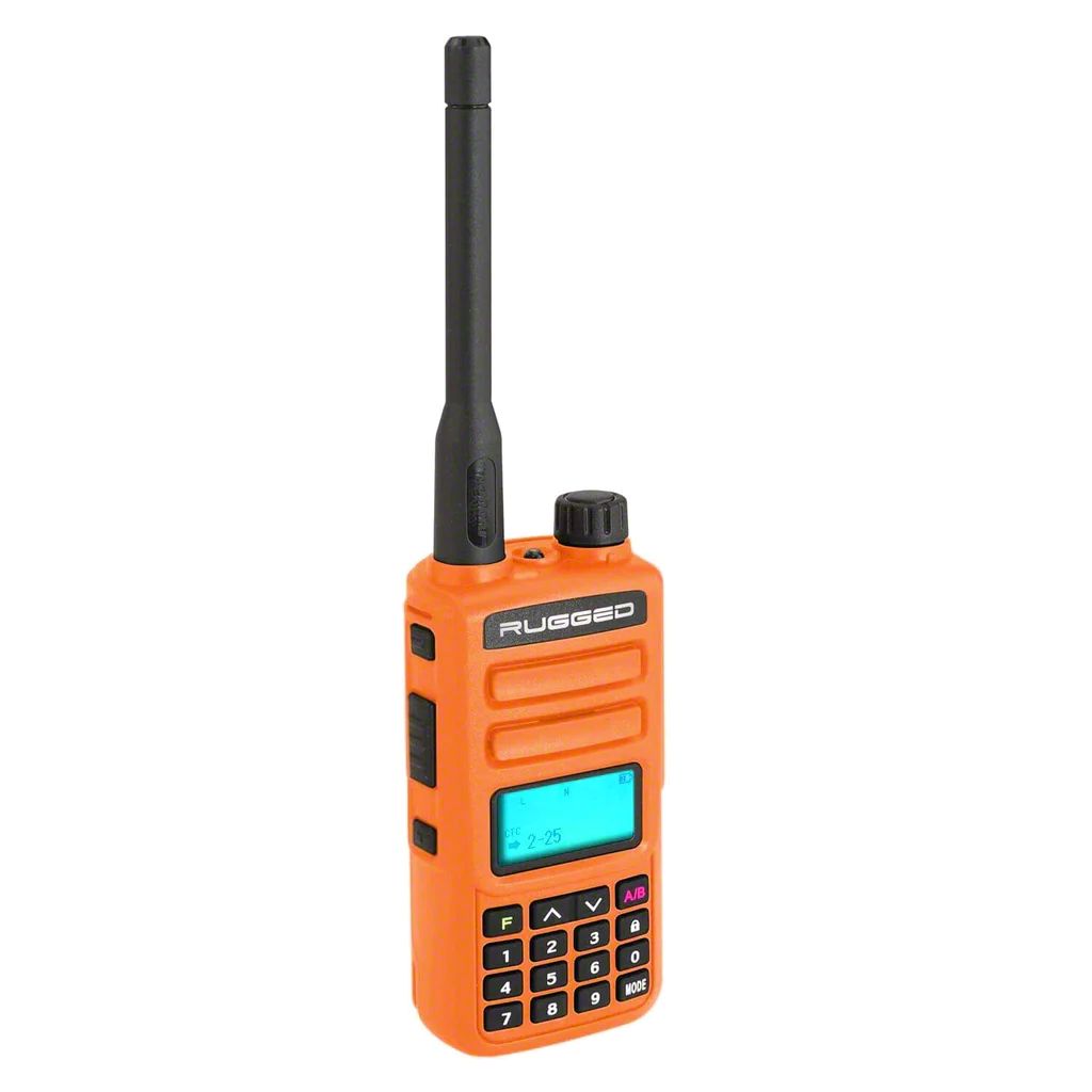 Rugged Radios RAM 3500 GMR2 GMRS and FRS Two Way Handheld Radio; Safety ...
