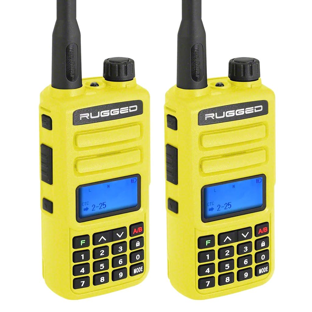 Rugged Radios Ranger GMR2 GMRS and FRS Two Way Handheld Radios; High ...