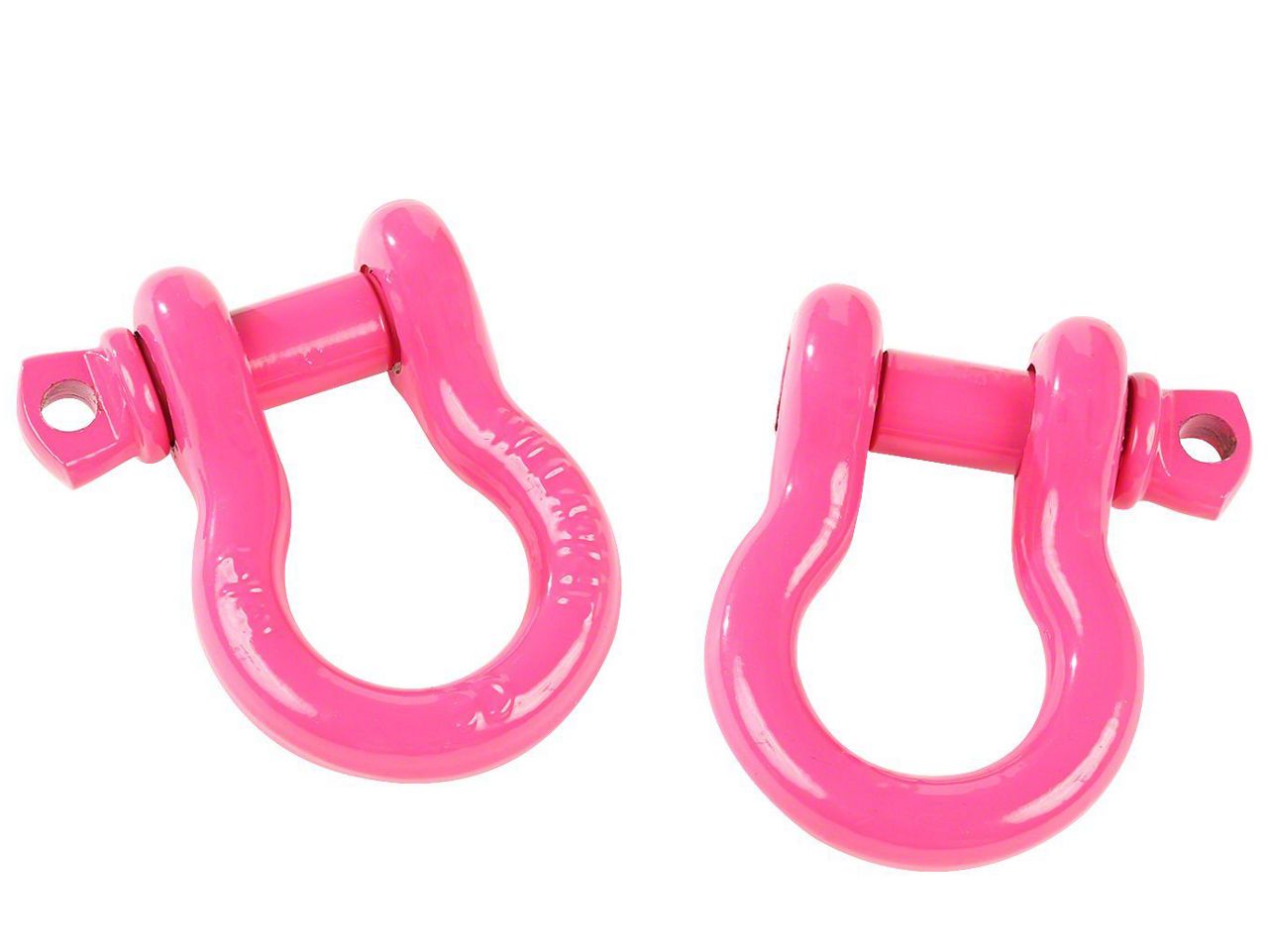 Rugged Ridge Silverado 1500 3/4-Inch D-Ring Shackles - Pink 11235.09
