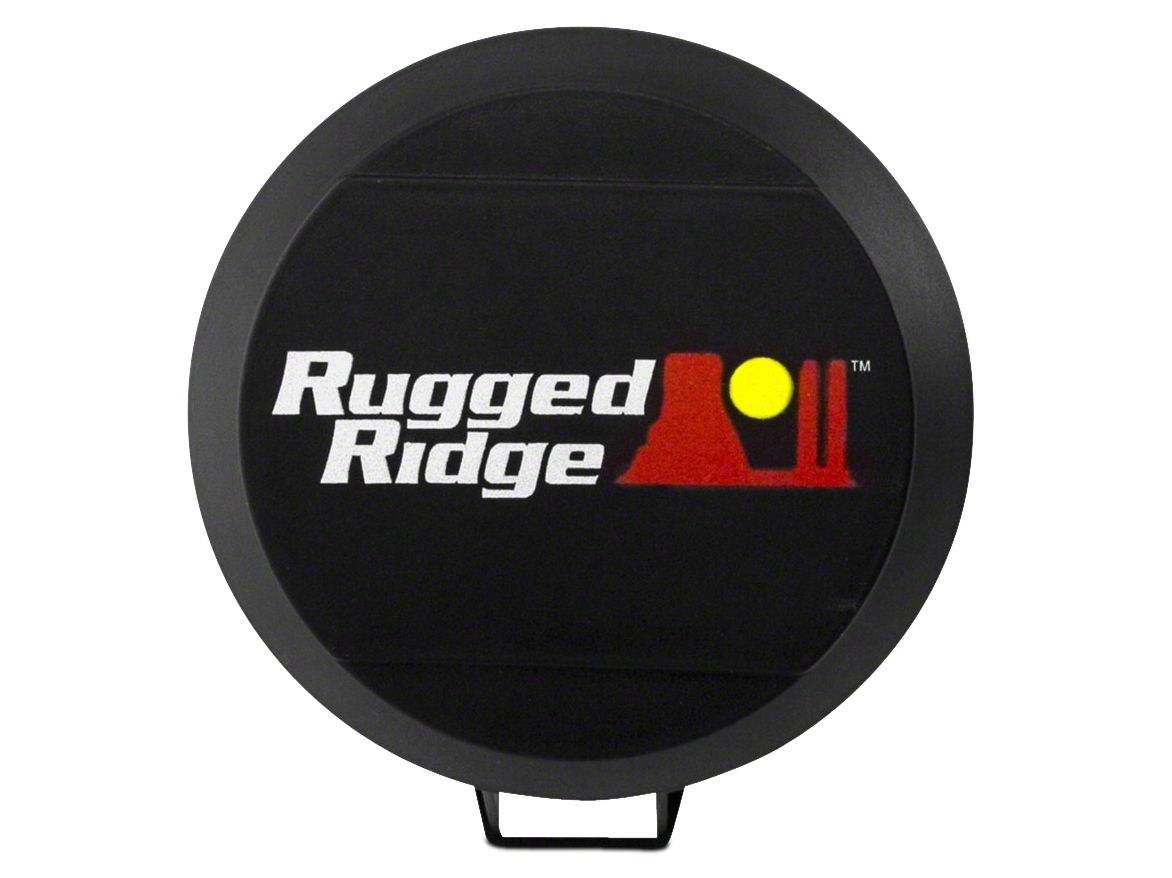 Rugged Ridge Silverado 1500 6-Inch HID Off-Road Light Cover - Black ...