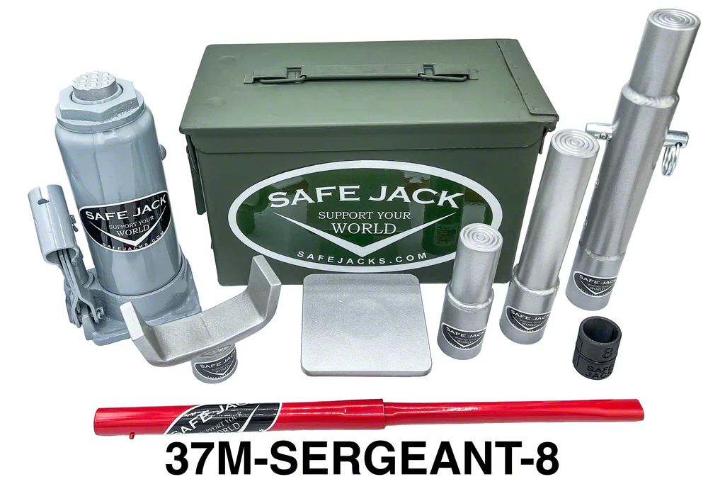 Safe Jack Universal AT 8-Ton The Sergeant Off-Road Recovery Kit 37M ...