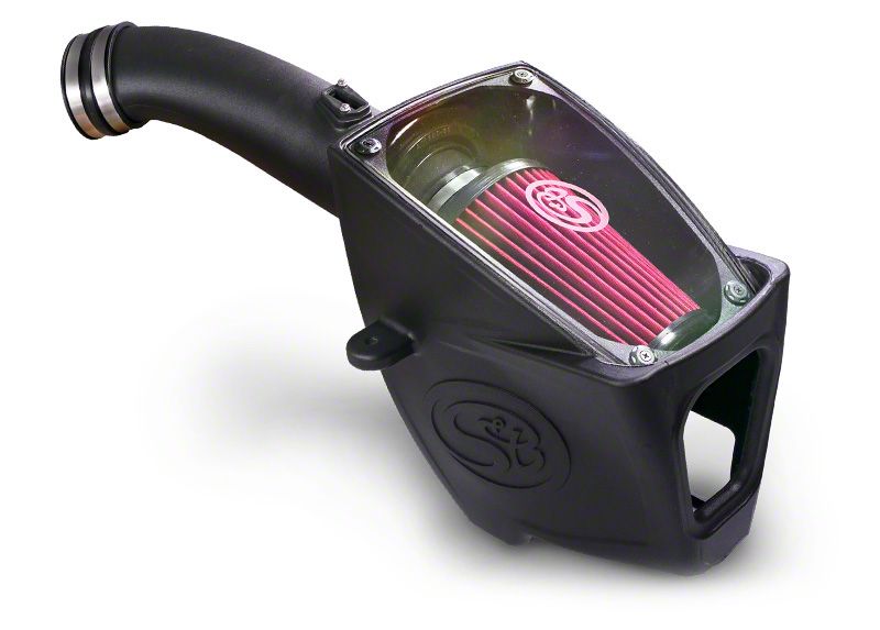 S&B F-350 Super Duty Cold Air Intake with Oiled Cleanable Cotton Filter ...