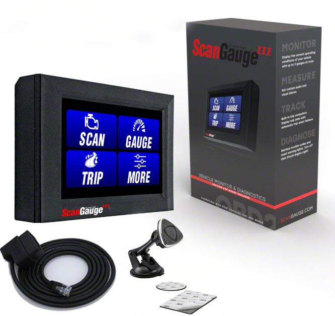 ScanGauge RAM 1500 III OBDII Vehicle Monitor SG3 - Free Shipping