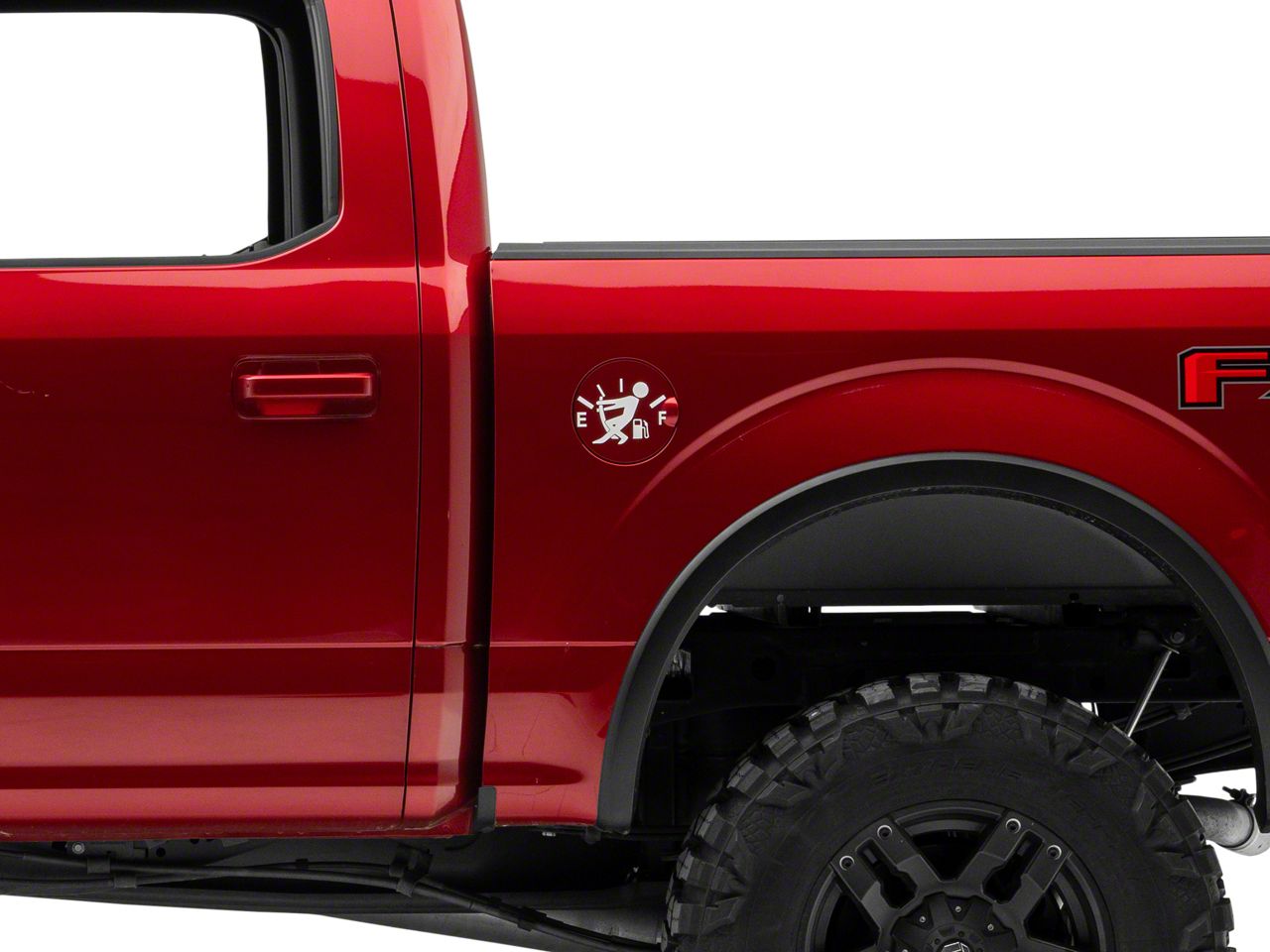 SEC10 F-150 Gas Guy Decal; White T576314 (Universal; Some Adaptation ...