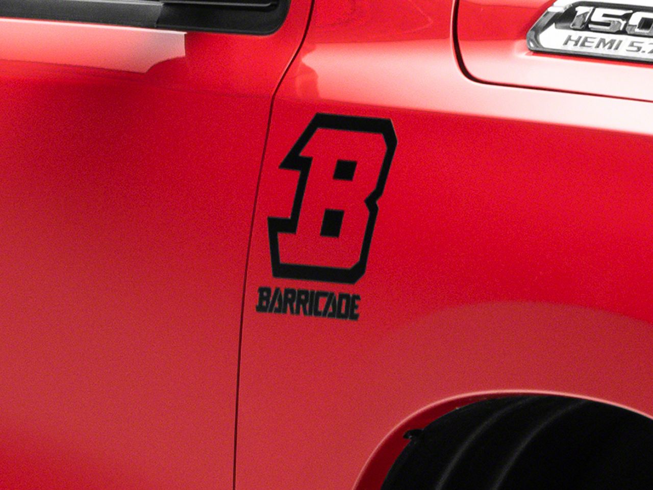SEC10 RAM 1500 Barricade B-Block Decal; Black J172646 (Universal; Some ...
