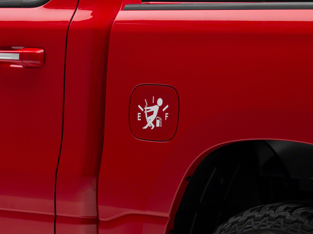 SEC10 RAM 1500 Gas Guy Decal; White T576314 (Universal; Some Adaptation ...