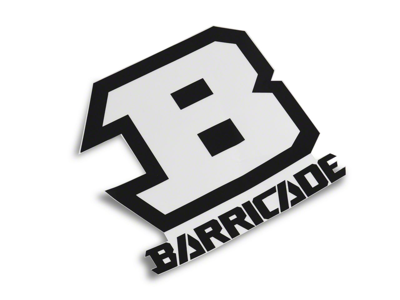 SEC10 RAM 2500 Barricade B-Block Decal; Black J172646 (Universal; Some ...