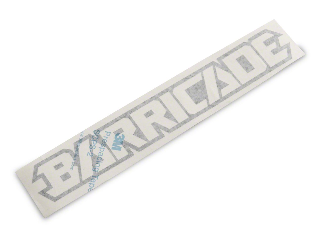 SEC10 RAM 2500 Barricade Outline Decal; Black J172645 (Universal; Some ...