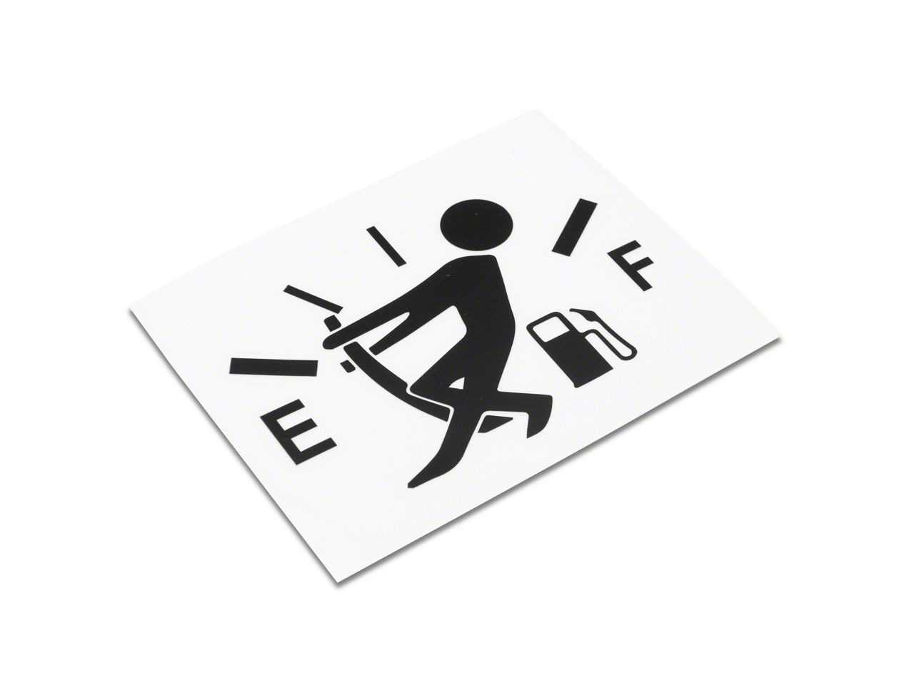SEC10 Ranger Gas Guy Decal; Black T576315 (Universal; Some Adaptation ...
