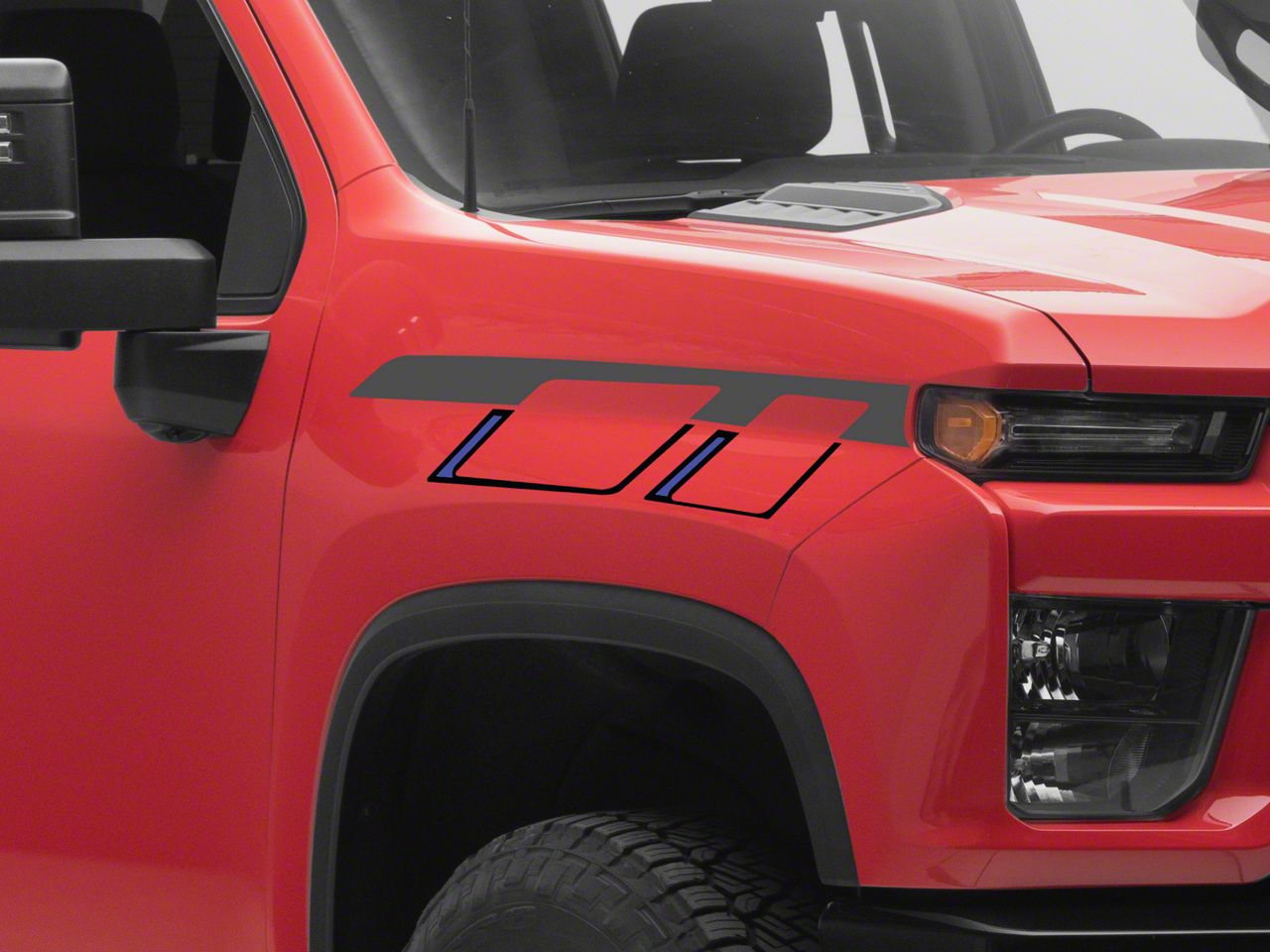 SEC10 Silverado 3500 Geometric Hash Mark; Blue/Grey/Black HS59440 (20 ...