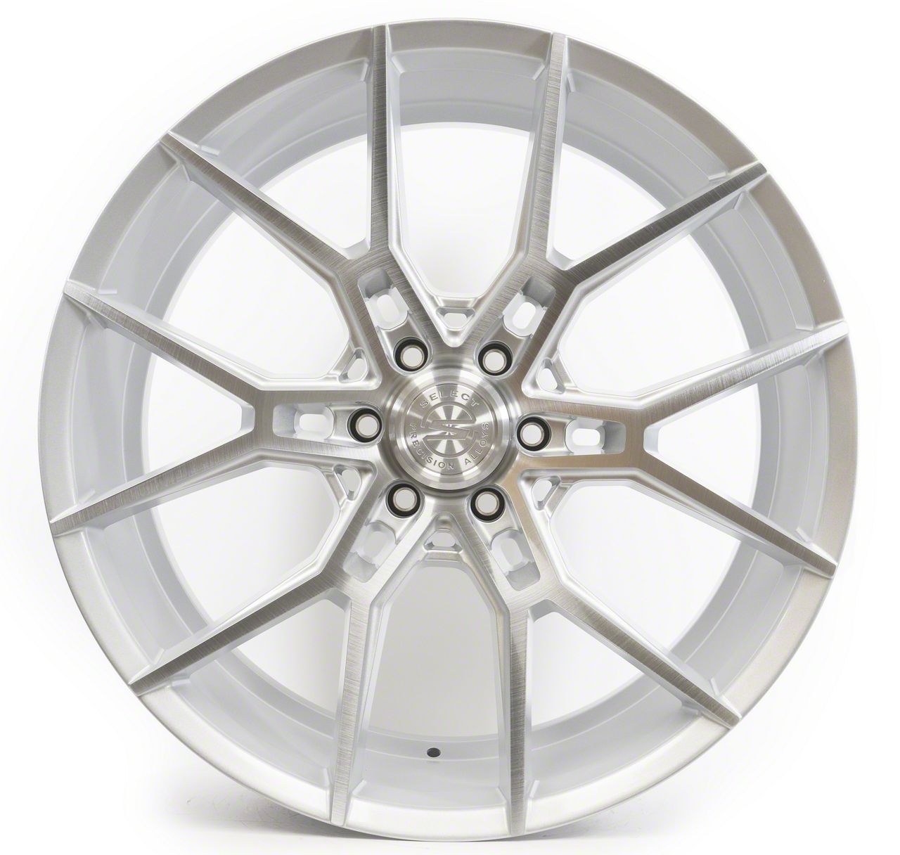 Select Precision Alloys Silverado 1500 Alpine Gloss Silver Brushed 6 ...