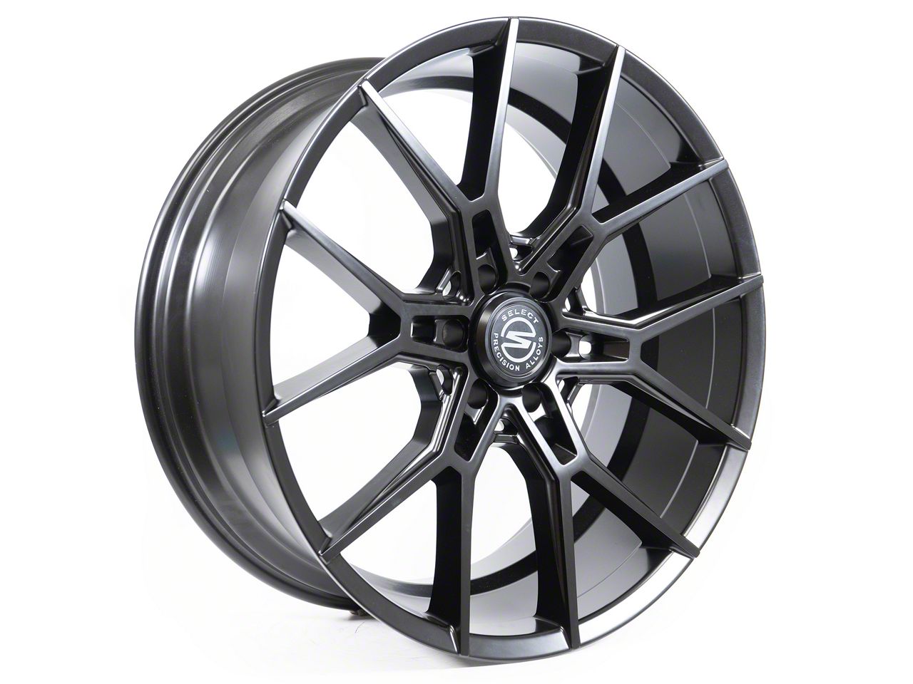 Select Precision Alloys RAM 1500 Alpine Satin Black 6-Lug Wheel; 24x10 ...