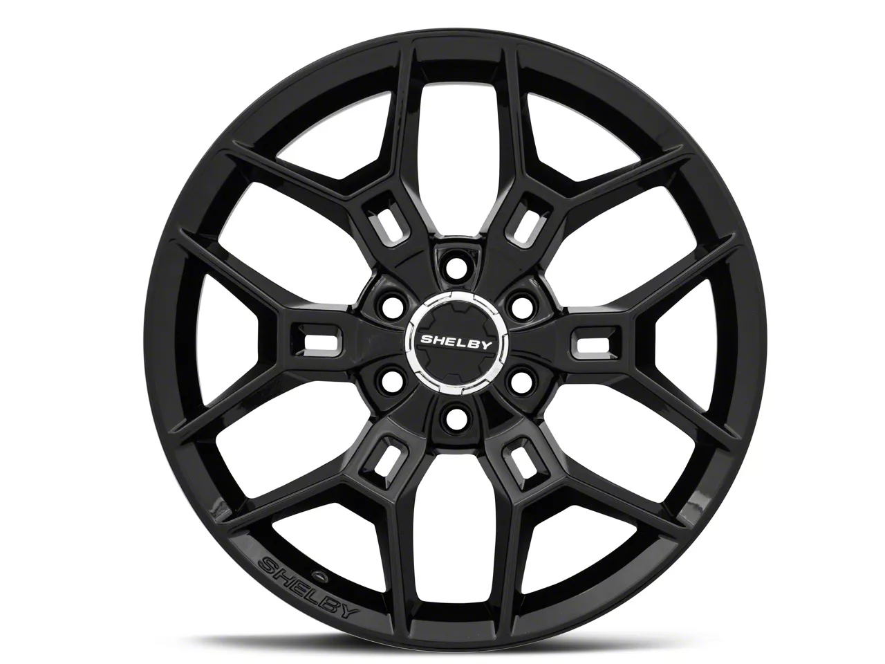 Carroll Shelby Wheels F-150 CS45 Gloss Black 6-Lug Wheel; 20x9; 12mm ...