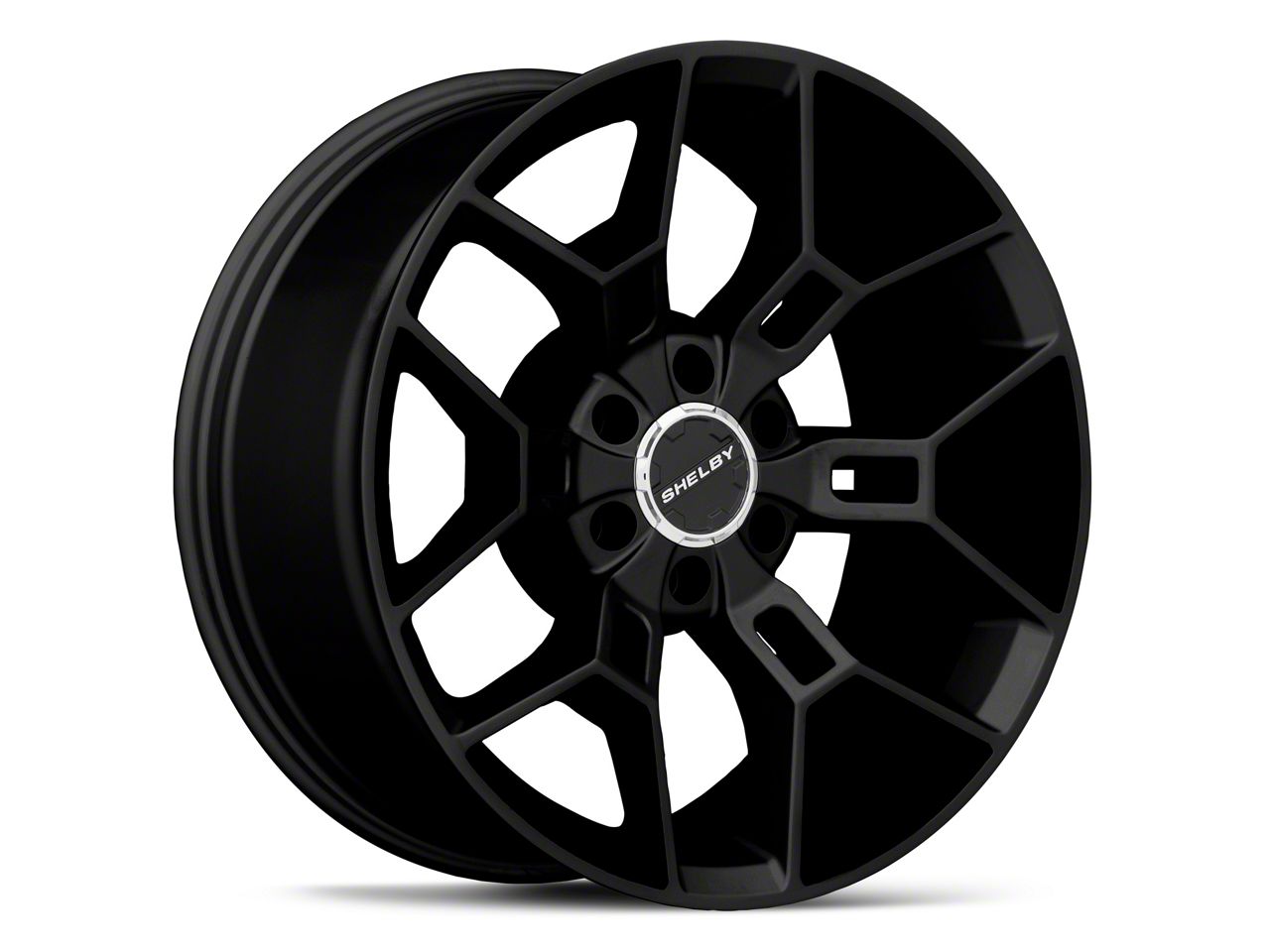 Carroll Shelby Wheels F-150 CS45 Gloss Black 6-Lug Wheel; 22x9.5; 12mm ...
