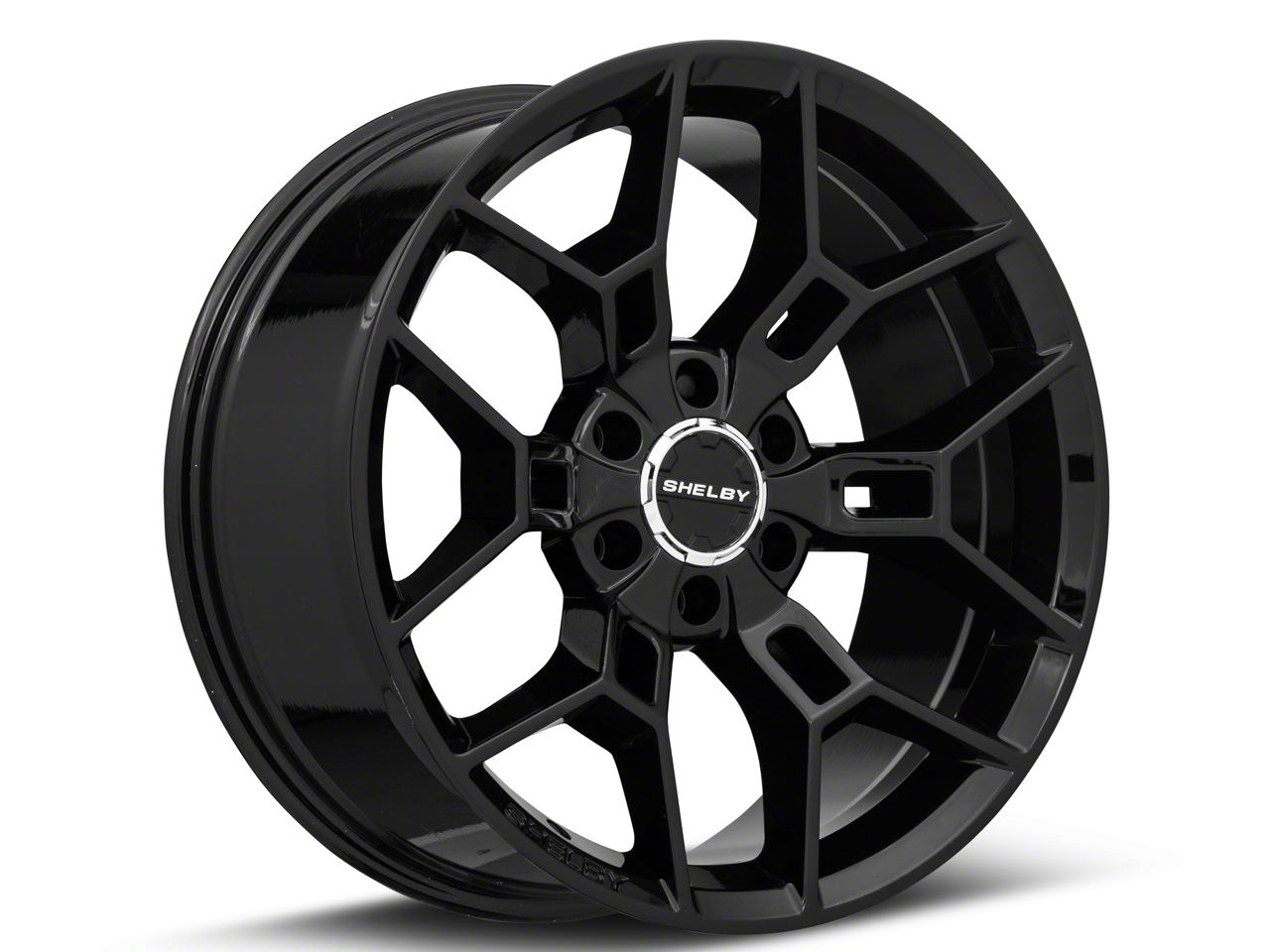 Carroll Shelby Wheels F-150 CS45 Gloss Black 6-Lug Wheel; 20x9; 12mm ...