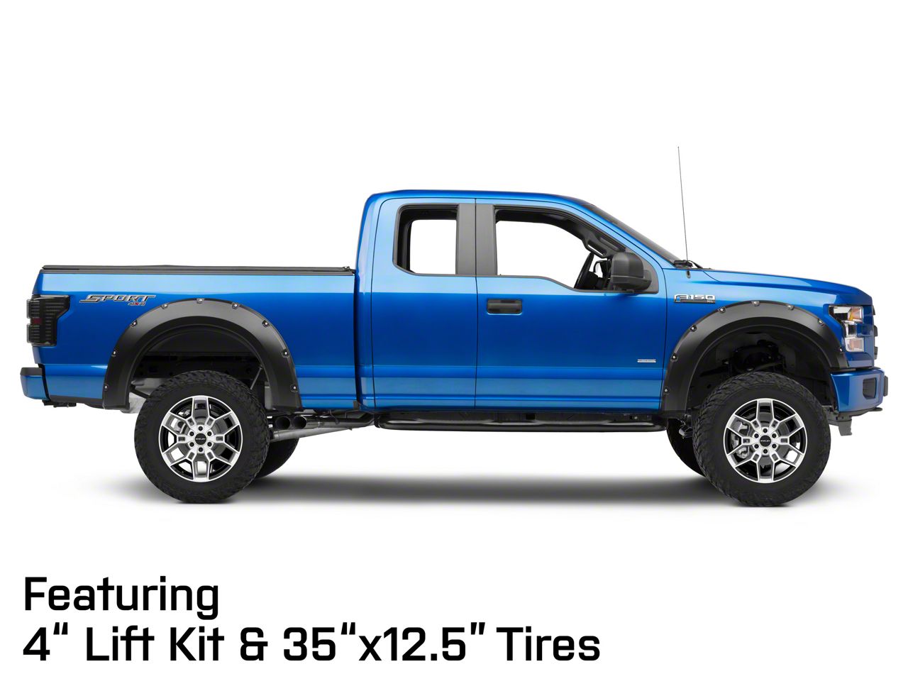 Carroll Shelby Wheels F-150 CS45 Chrome Powder with Black Inserts 6-Lug ...