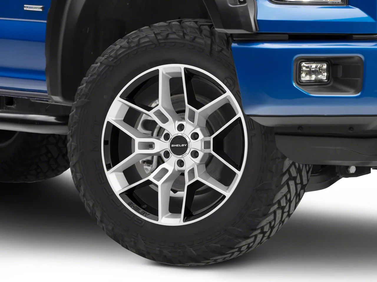 Carroll Shelby Wheels F-150 CS45 Chrome Powder with Black Inserts 6-Lug ...