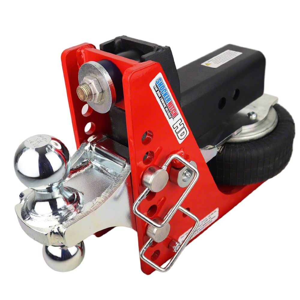 Shocker Hitch F-350 Super Duty HD Air 3-Inch Receiver Hitch Combo Ball ...