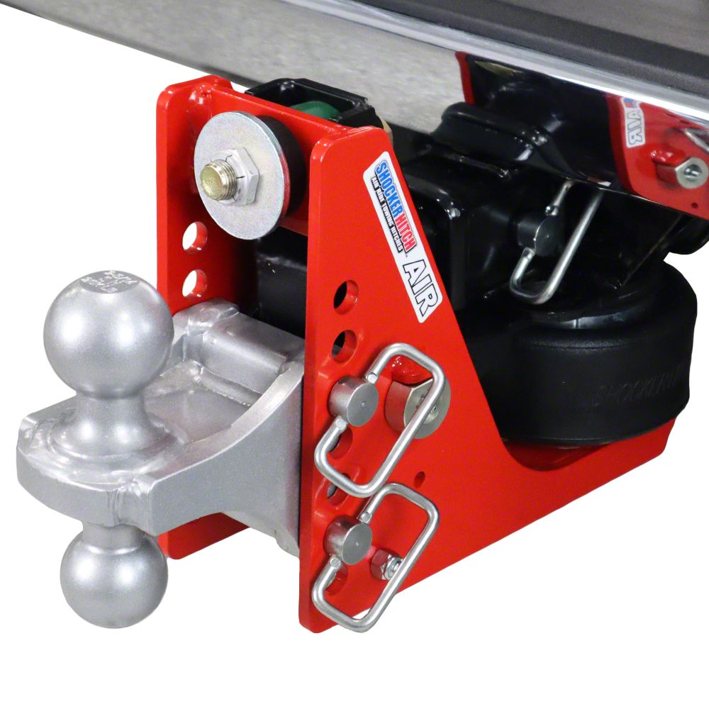 Shocker Hitch RAM 2500 Original Shocker 12K Air Receiver Hitch and Silver Combo Ball Mount for 2 ...