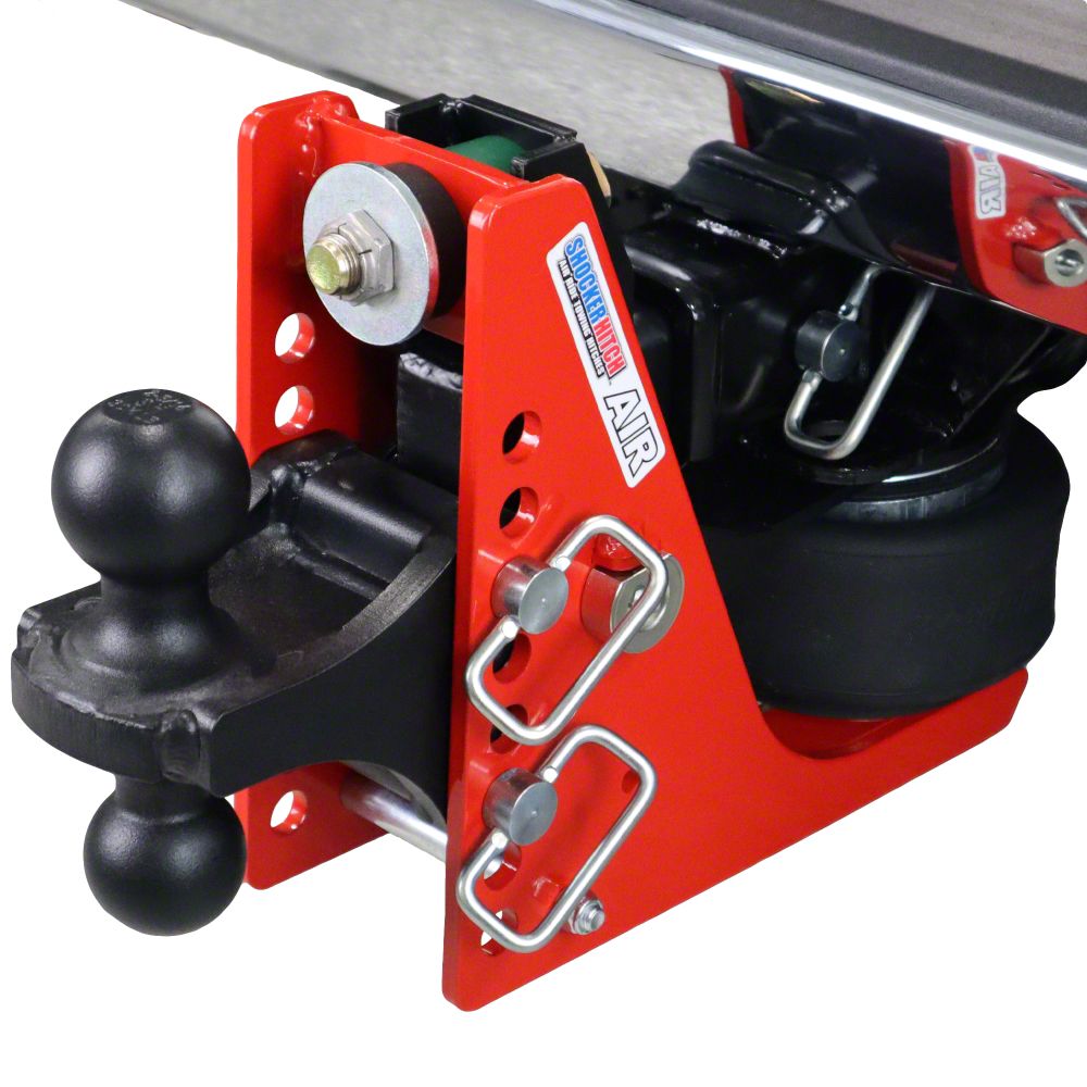 Shocker Hitch Ranger 14K Air Ride Hitch and Black Combo Ball Mount for ...