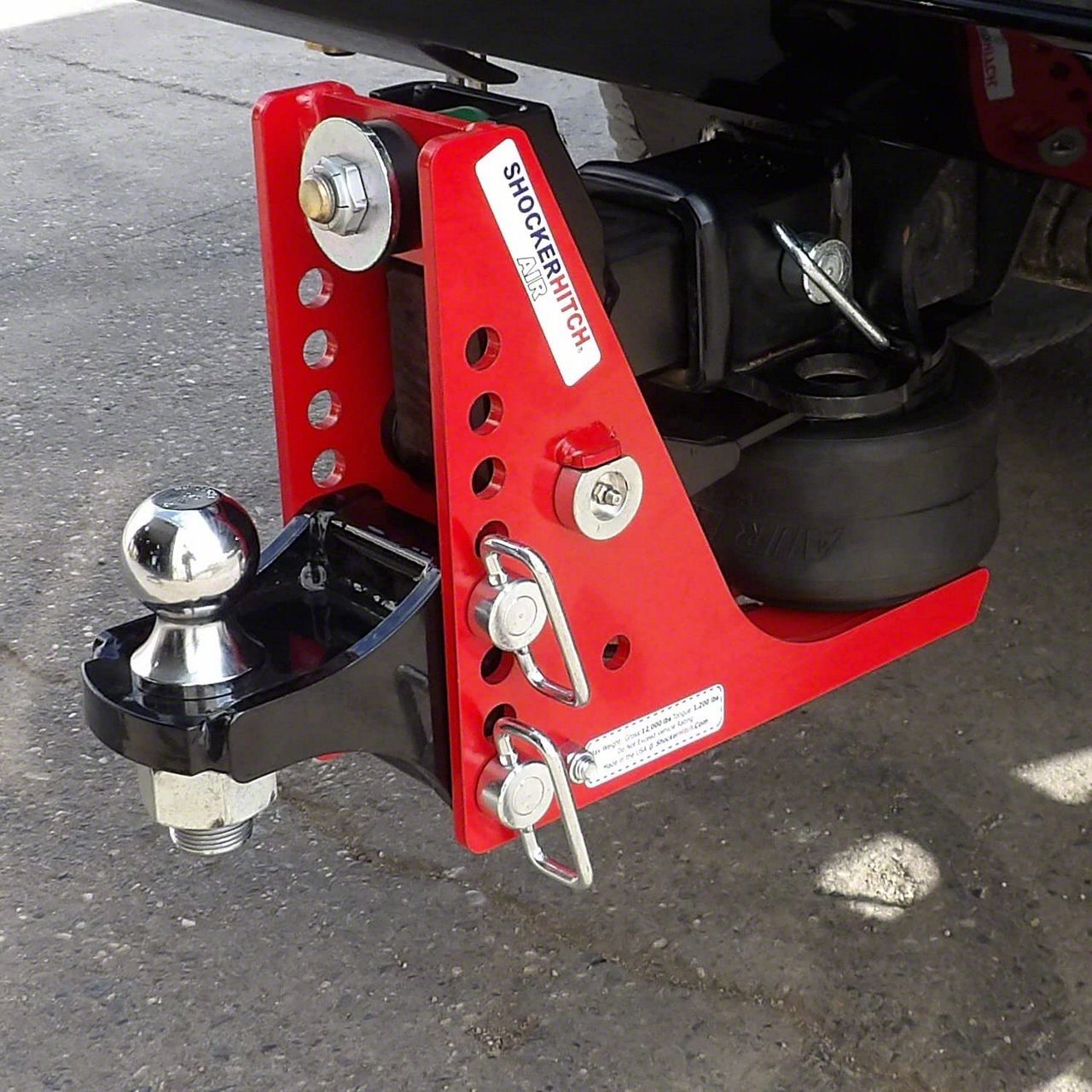 Shocker Hitch Silverado 3500 Air 2-Inch Receiver Hitch Ball Mount with ...