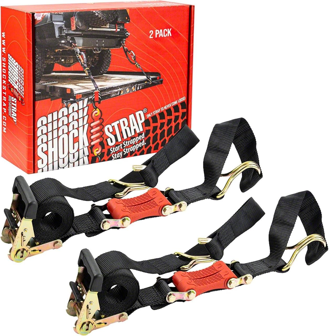 ShockStrap RAM 2500 2-Inch x 9-Foot Constant Tension Ratcheting Tie ...