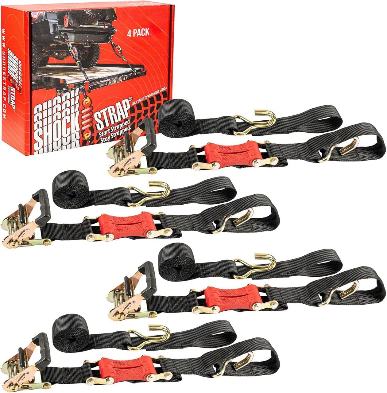 ShockStrap RAM 3500 2-Inch x 18-Foot Constant Tension Ratcheting Tie ...