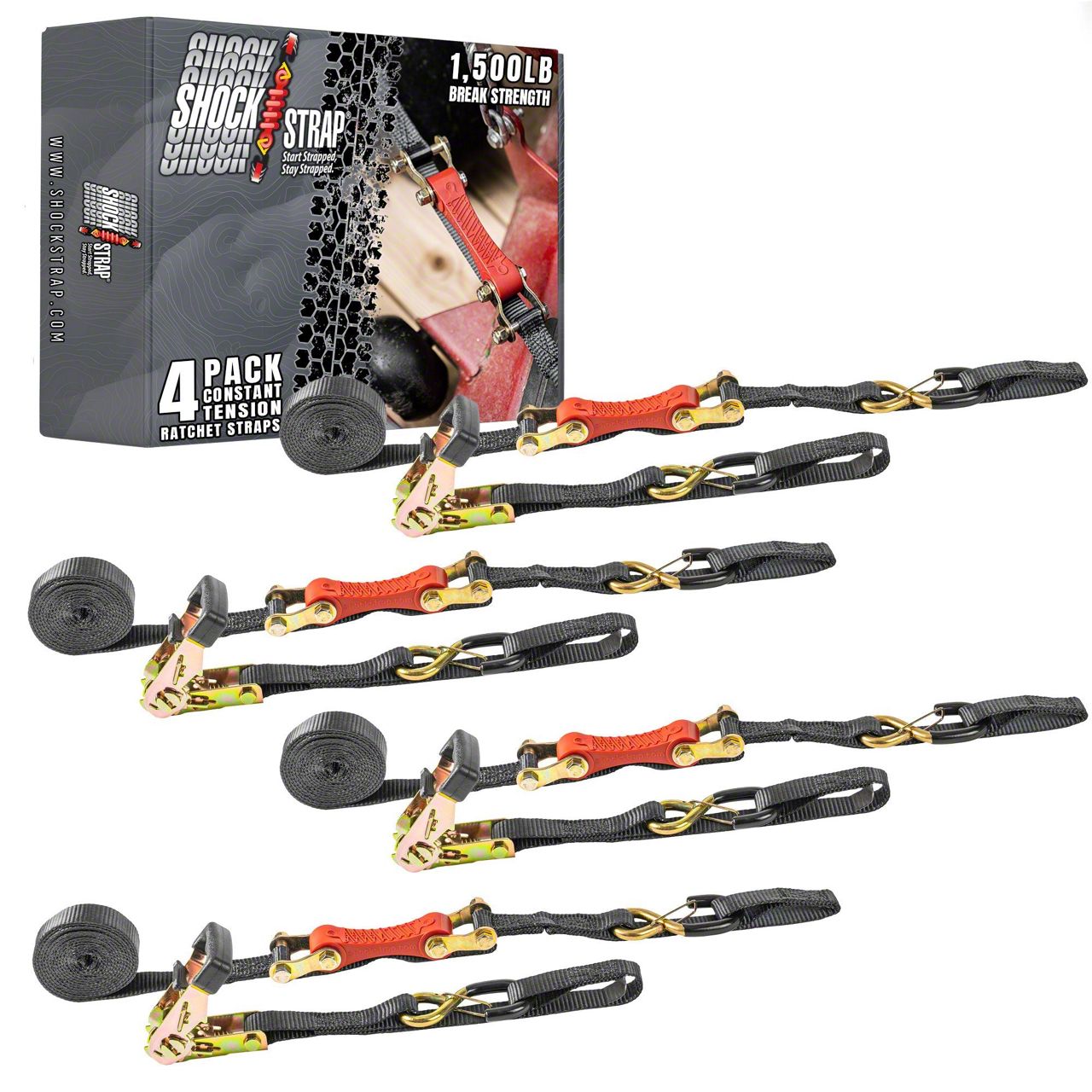 ShockStrap Sierra 2500 1-Inch x 10-Foot Constant Tension Ratcheting Tie ...