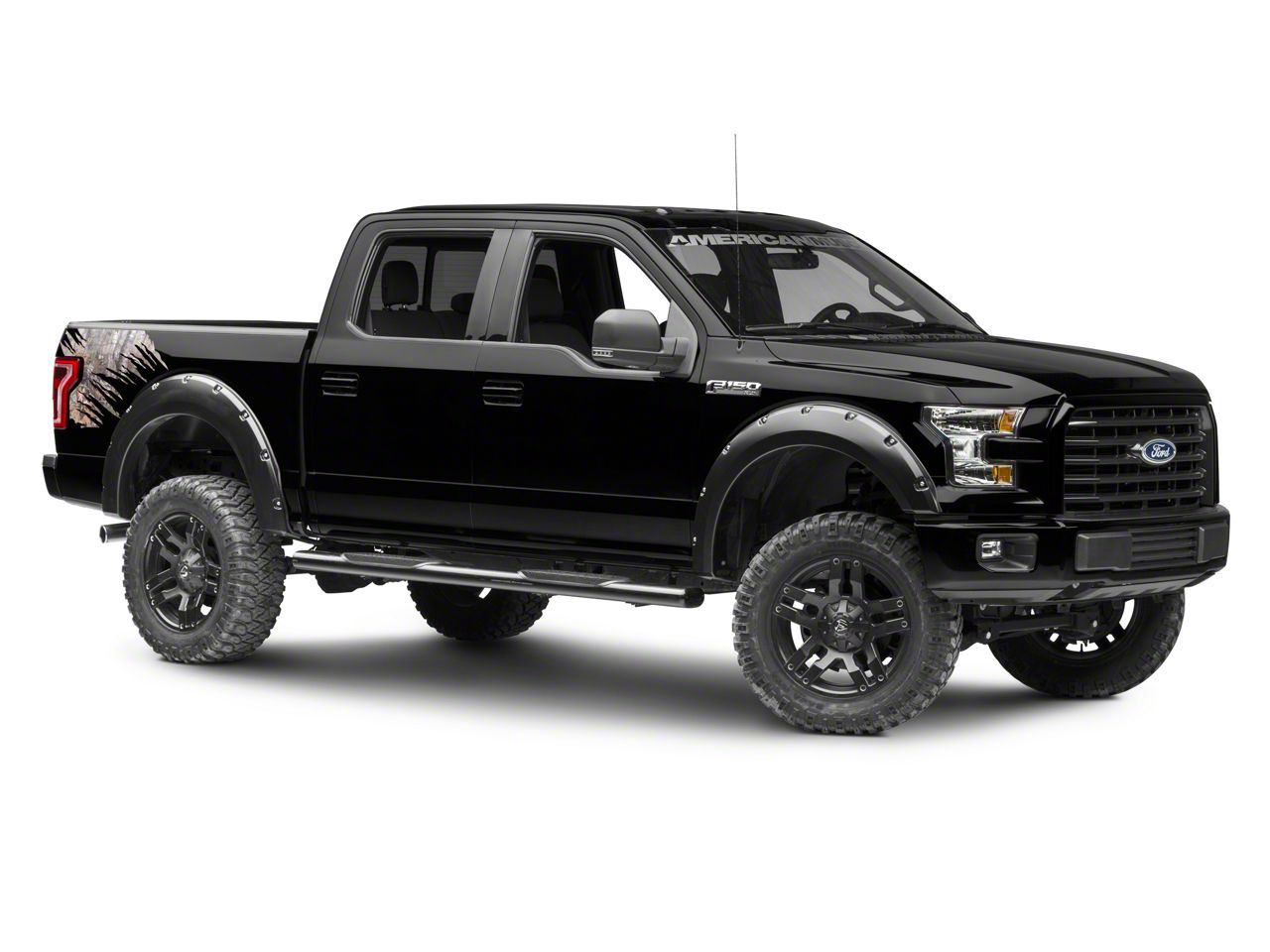 SEC10 F-150 Real Tree Camo Shredded Rear Bed Accent Decal T530578 (15 ...