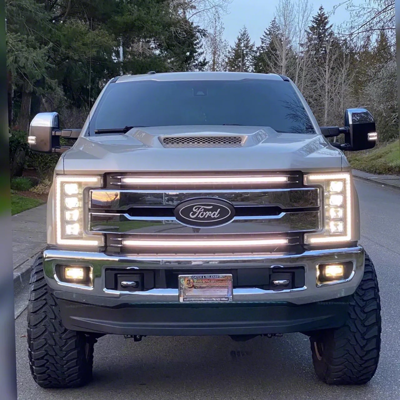 Sick Diesel F-250 Super Duty Ghost LED Grille Lights SDG-F1719X-BWC (17 ...