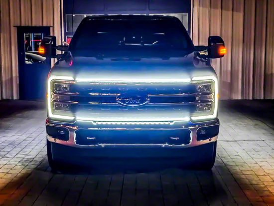 Sick Diesel F-250 Super Duty Ghost LED Grille Lights with Smoked Lens ...