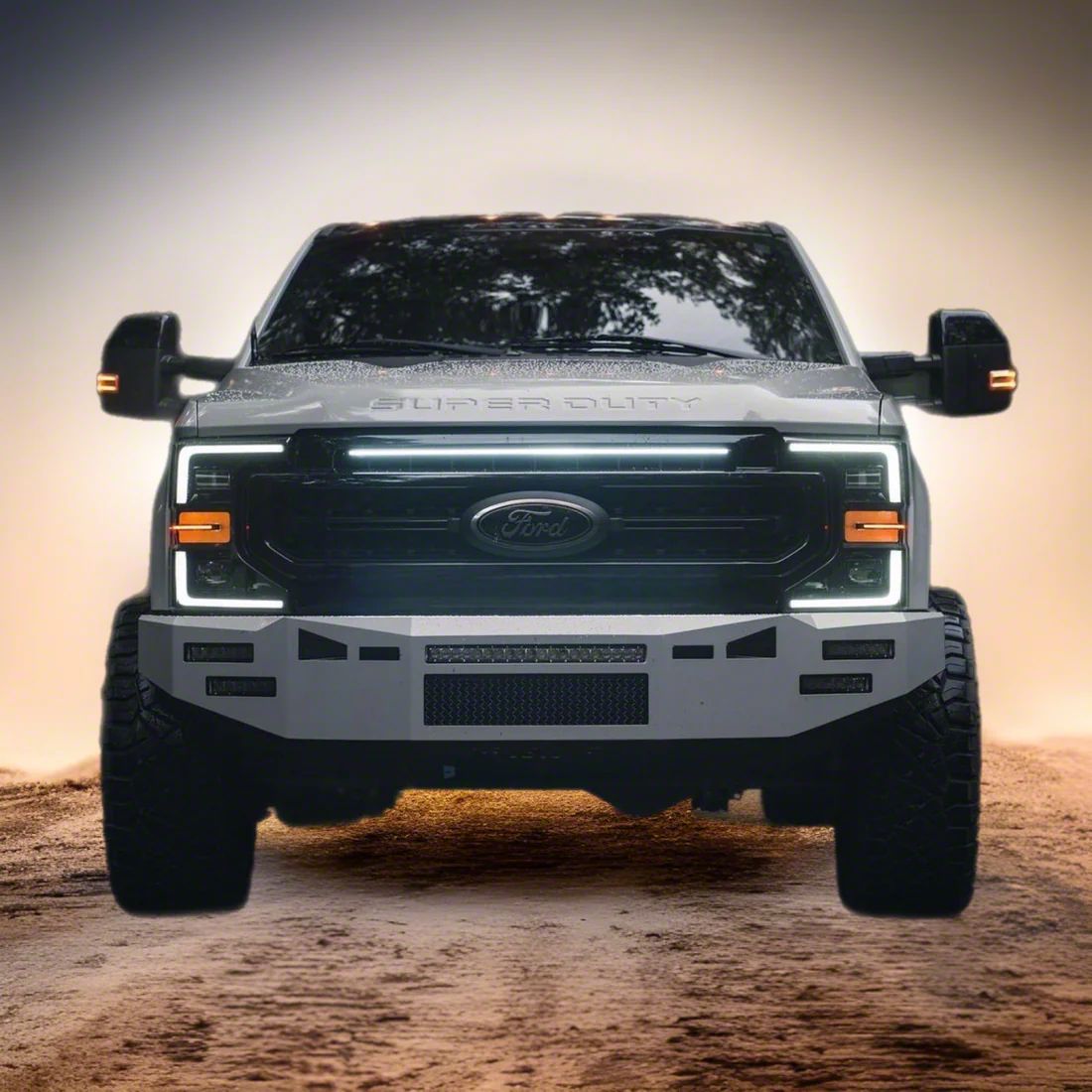 Sick Diesel F-350 Super Duty Single LED Grille Accent Bar Lights with ...