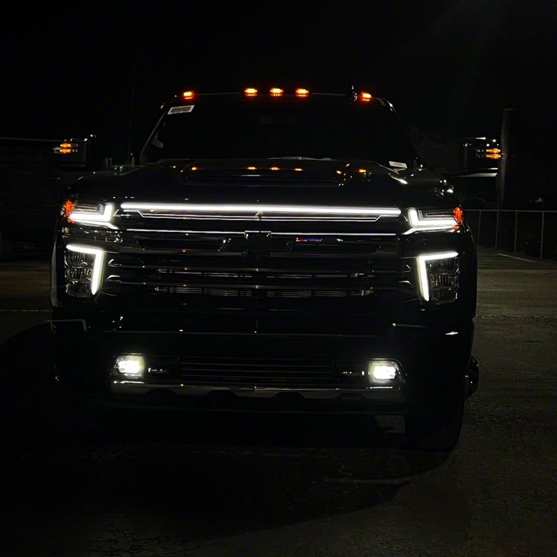 Sick Diesel Silverado 3500 LED Grille Light Power Bar; Sequential ...