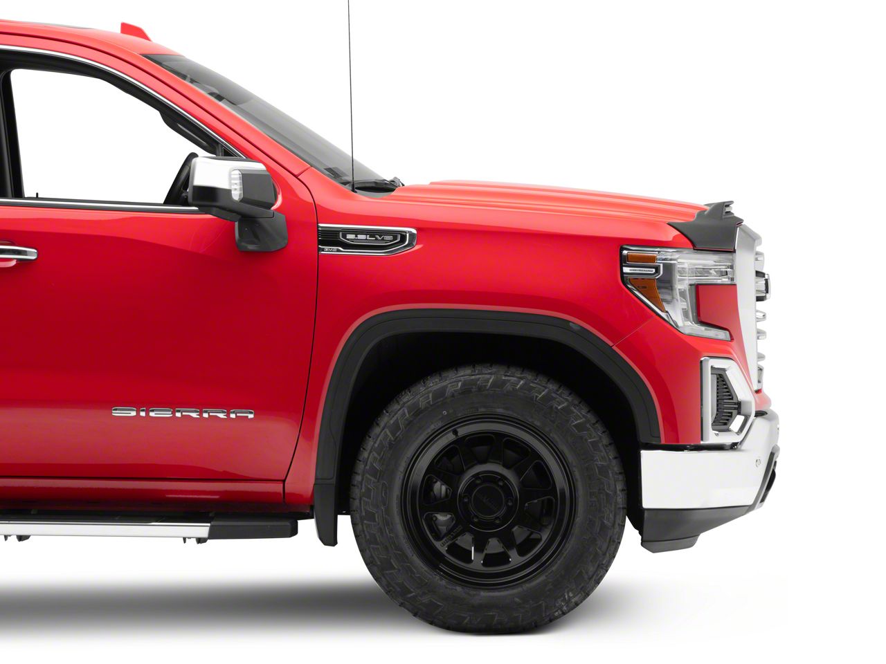 Sierra 1500 Aeroskin LightShield Pro Hood Protector; Black (19-24 ...