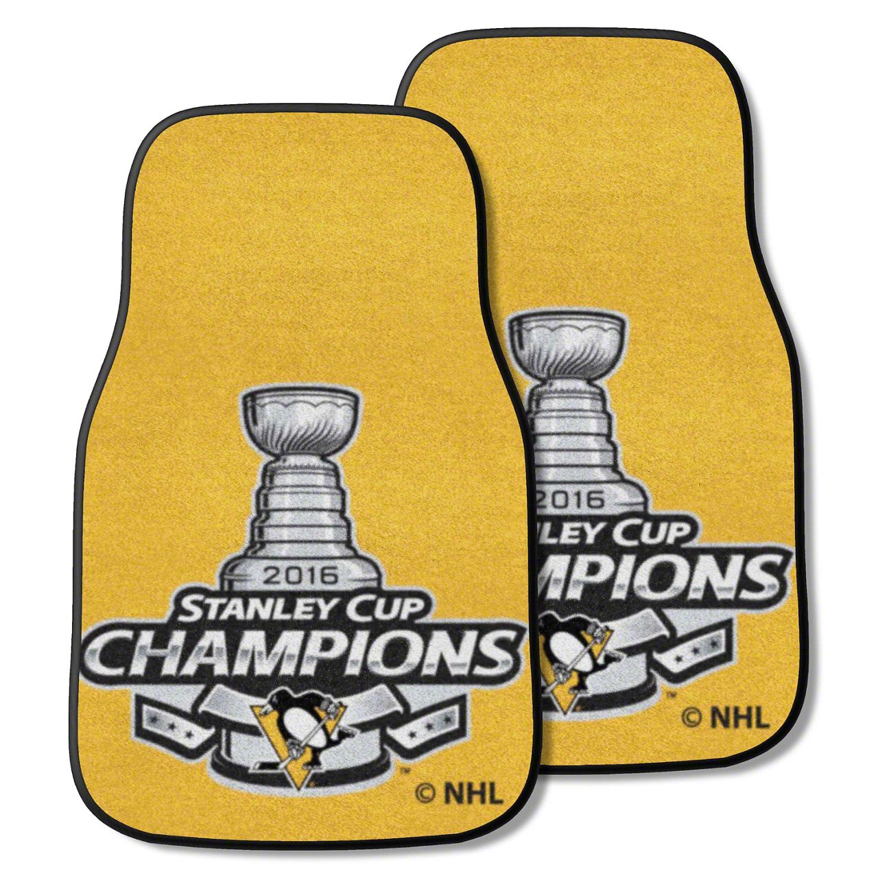 Sierra 1500 Carpet Front Floor Mats with Pittsburgh Penguins 2016 NHL ...