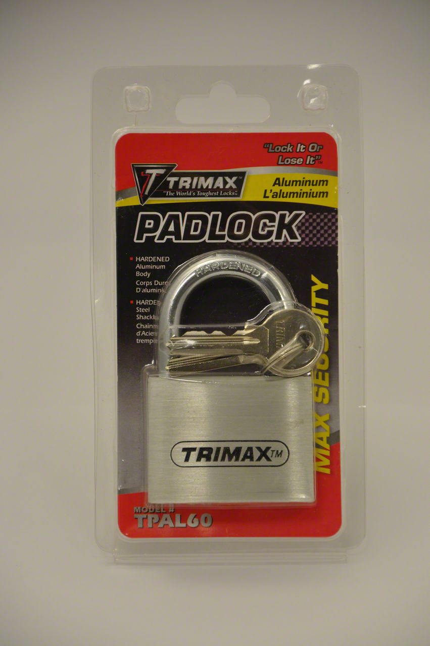 Sierra 1500 Dual Locking Solid Aluminum Body Padlock; 60mm x 46mm ...
