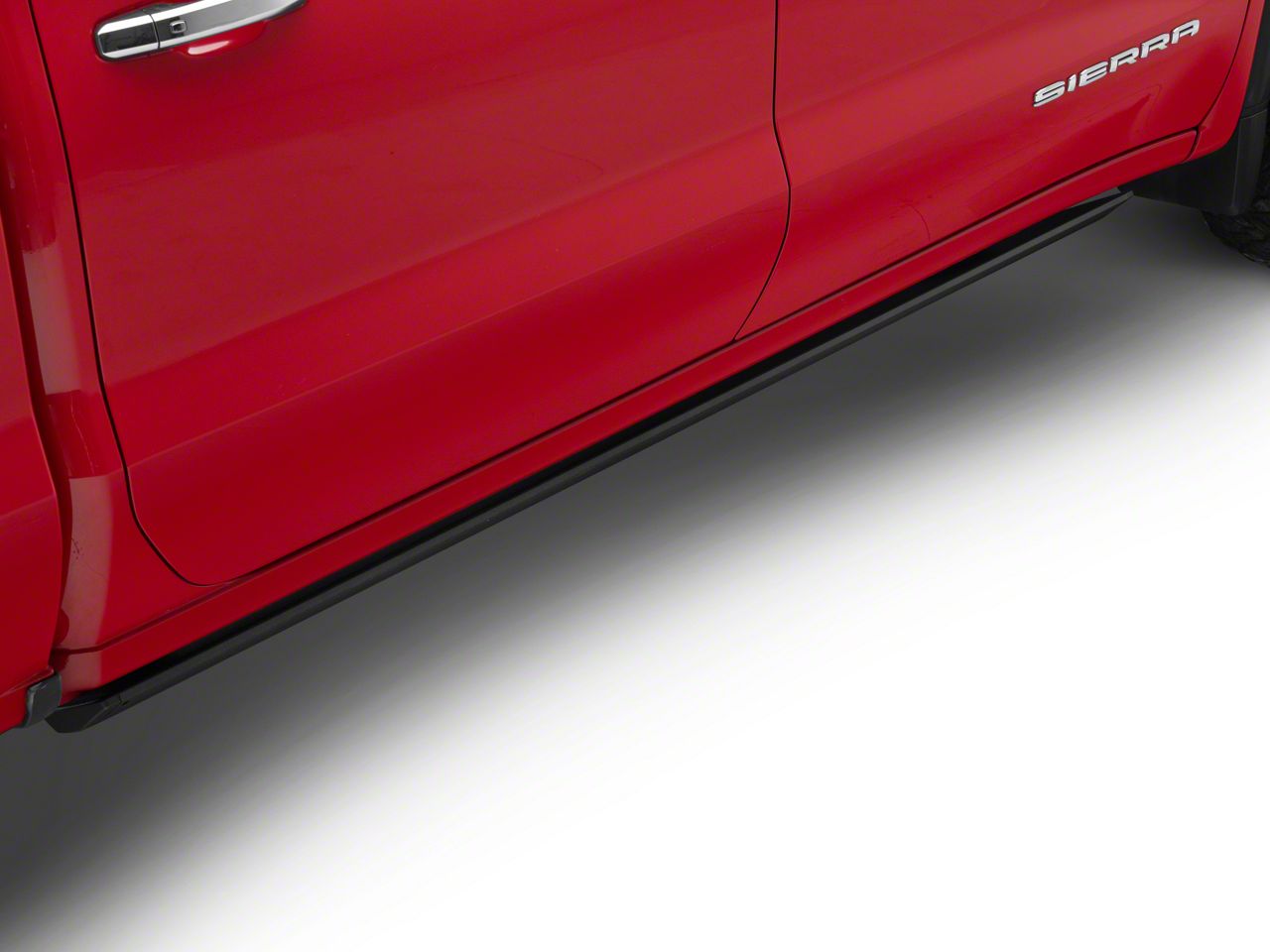 Go Rhino Sierra 1500 E-BOARD E1 Electric Running Boards; Textured Black ...