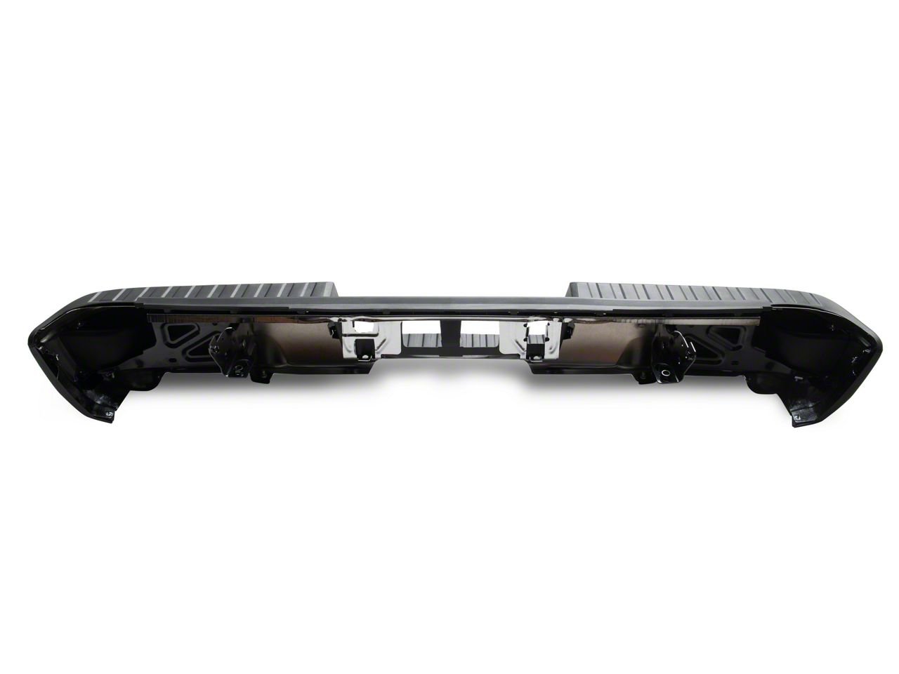 Sierra 1500 Factory Style Rear Bumper without Parking Sensors; Chrome ...
